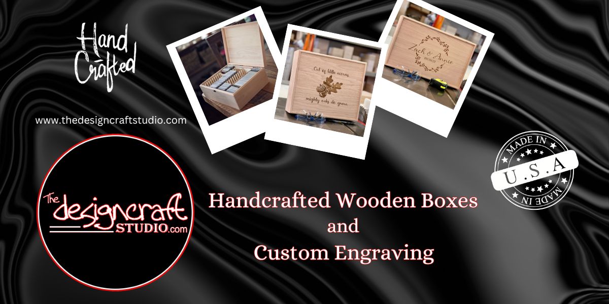 Buy Wood Boxes & Personalized Engraving - The Designcraft Studio
