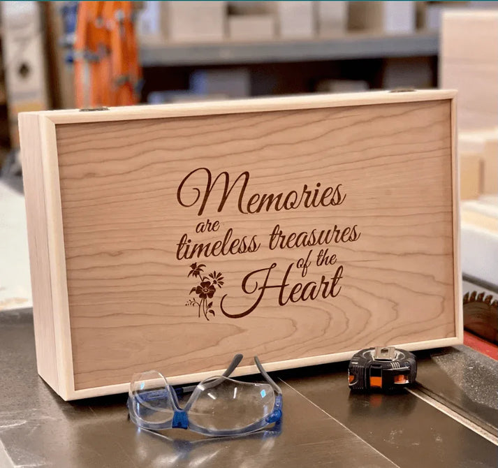Extra Large Wood Box with Lid | The Designcraft Studio | Handmade