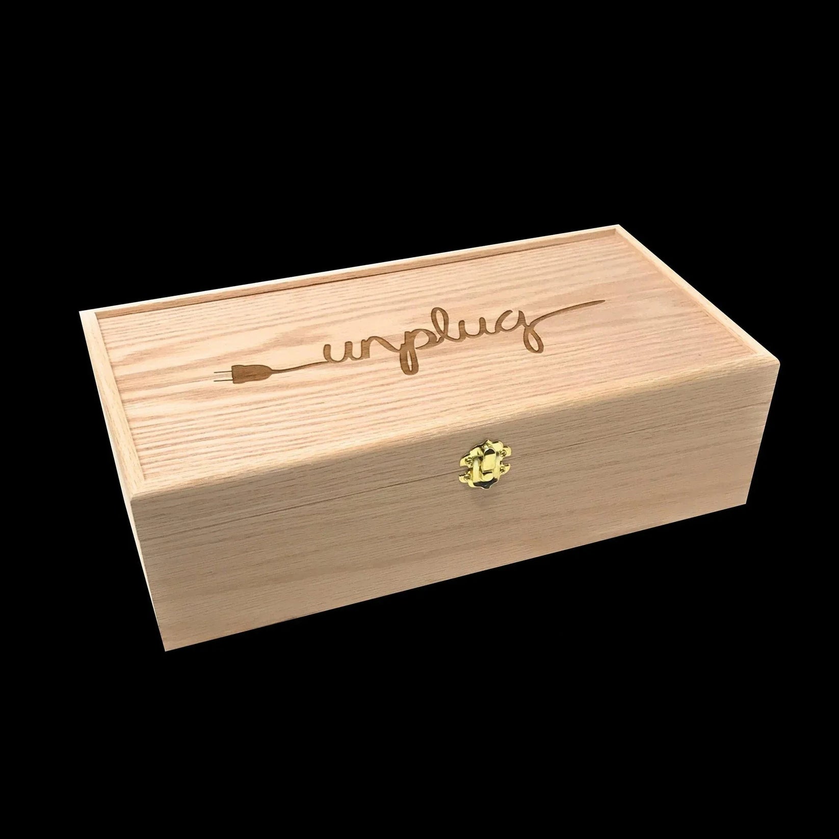 Unplug Box, Custom Engraved Personalized Box, Family Phone Lock Up ...